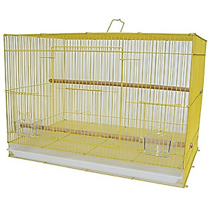 YML Small Breeding Cage, 24 x 16 x 16, Yellow