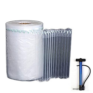 Inflatable Column, packing paper for moving breakables,Easy to Tear, Large Bubble, Thicker & Durable for Packing, Delivering & Moving (12inch x935Feet /Roll)