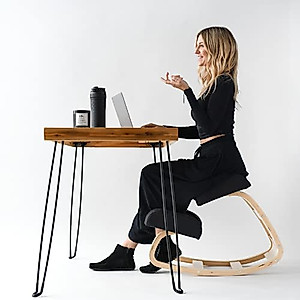 Sleekform Austin Kneeling Chair - Home Office Ergonomic Computer Desk Stool For Active Sitting