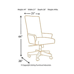 Signature Design by Ashley Baldridge Office Chair, Brown