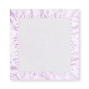 Bamboo Little Baby Security Blanket Lovey, 15"x15", Lavender, Mini Baby Blanky