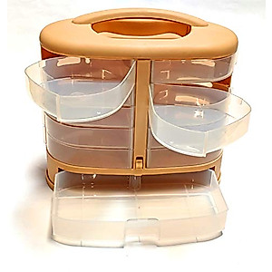 Eleven Translucent Drawer Portable and Sturdy Storage and Organization Cabinet/Box, for Home, Office or Sewing Room. Use for Arts, Crafts, Hobby, Beads, Notions, Crayons, Batteries, and Small Parts.