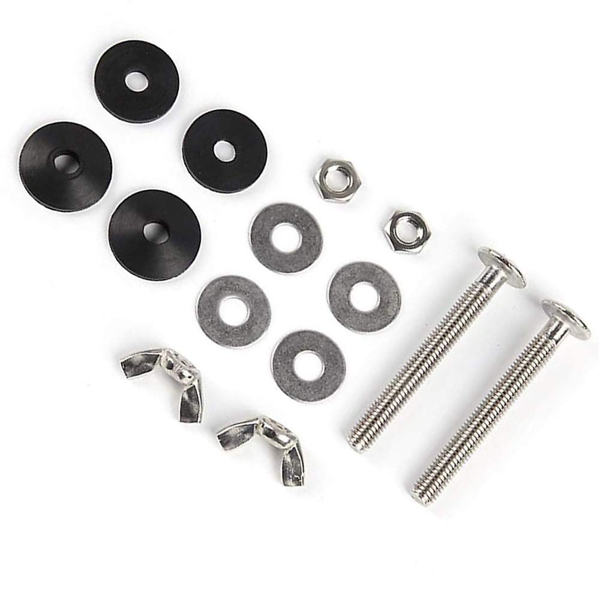 2 Pcs Leaking Toilet Close Coupling Toilet Bolts and Seal Set Toilet Bolt Set to Floor Kit Repair Fixings for Toilet Bidet