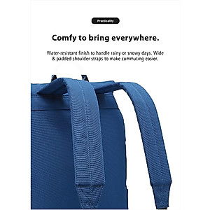 SansPeur EWART Backpack, Casual Back Pack with Laptop Sleeve, designed for Work, Travel, School & College, Navy Blue