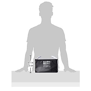 Gendai Hyakka Washers A317BK Tarpaulin Basket, BK Size: Approx. W 11.0 x D 11.0 x H 6.7 inches (28