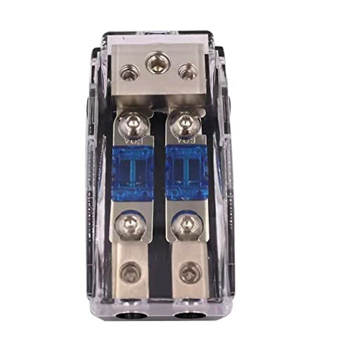 AFS Fuse Holder Distribution Block 2 Way with 60A Mini ANL Fuse for The Applicable Car, Truck, Boat, or Other Vehicles Audio System (2 Way)