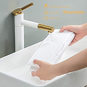 Qozary 2 Pack Sock Underwear Organizer with Linen Textured, 24 Cell Collapsible Drawer Organizer Divider, Closet Cabinet Storage Boxes for Storing Socks, Lingerie, Underwear, Clothes (White)