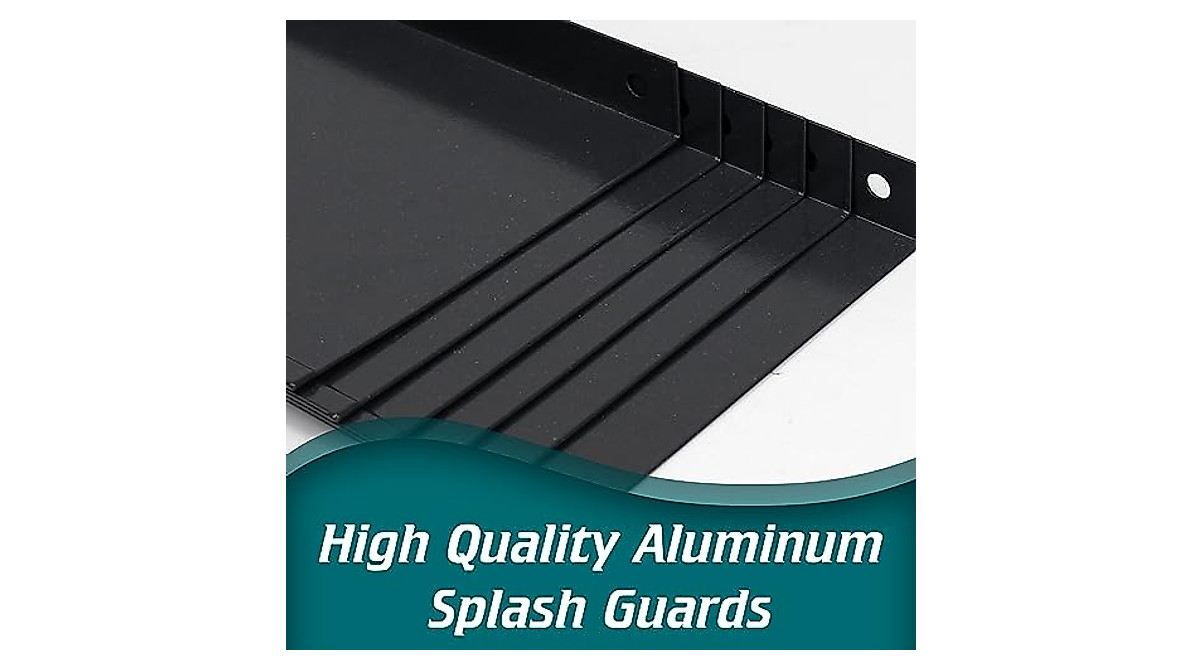 Daisypower 12 Pack Gutter Valley Splash Guards,Rainwater Roof Rain ...
