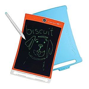 Boogie Board Jot Kids Authentic Drawing Tablet for Kids, Drawing Pad Alternative to Coloring Books, Mess Free Coloring, Kids Toys for Travel, LCD Writing Tablet for Kids, Gifts for 4+, Orange