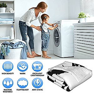 Fighter Jet Plane Soft Throw Blanket All Season Microplush Warm Blankets Lightweight Tufted Fuzzy Flannel Fleece Throws Blanket for Bed Sofa Couch 60"x50"