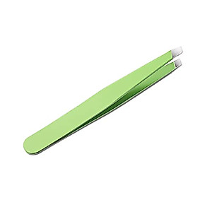 Precision Slant Tweezers for Eyebrows, Facial Hair & Ingrown Hair Removal
