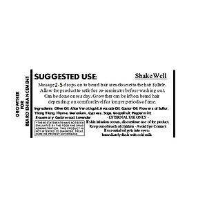 Beard Farmer - Growther XT Beard Oil (Extra Fast Beard Growth) All Natural Beard Growth Oil