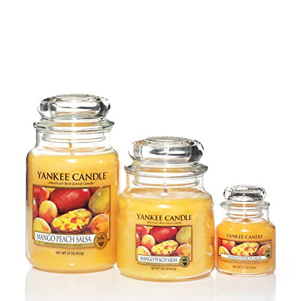 YANKEE CANDLE jar Small Mango Peach Salsa YSMMPS