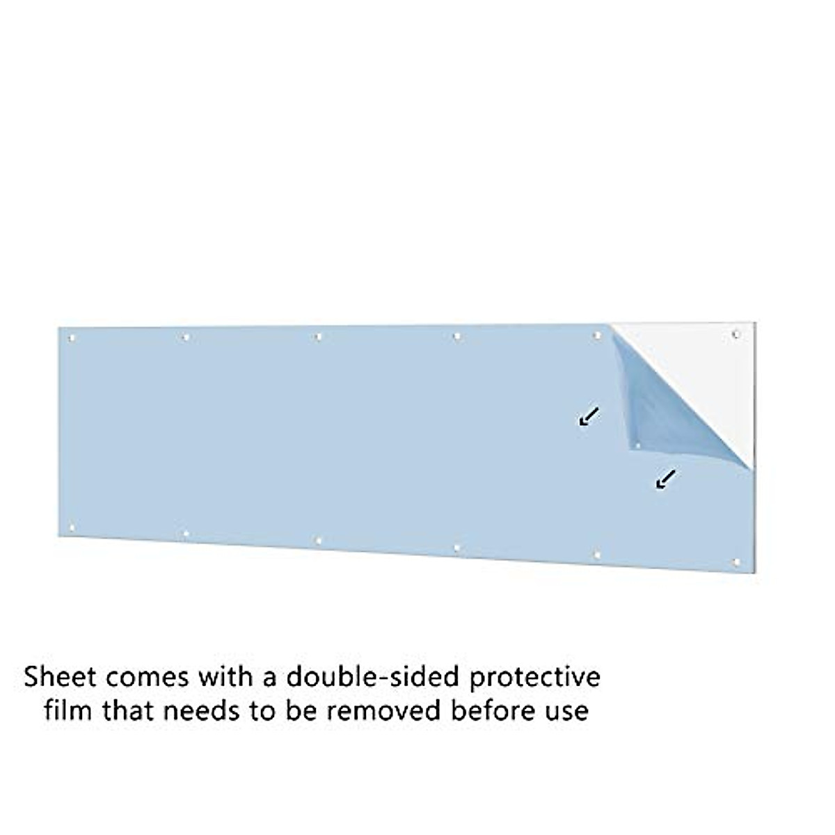 Marketing Holders Cage Siding Edge Liner 14" x 4.5" Pack of 4 Flexible and Pliable Habitat Shields Hang Horizontal or Vertical Pet Rabbit Hamster Sugar Glider Squirrel Guinea Pig Urine Guard