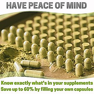 XPRS Nutra Size 5 Empty Capsules - 100 Count Very Small Empty Gelatin Capsules - Empty Pill Capsules - DIY Capsule Filling - Fillable Pill Capsules Empty Gel Caps (Multi Color)