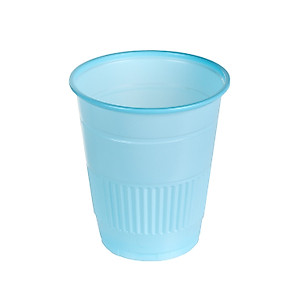 TashiBox] 5 oz Disposable Plastic Cups - 200Count - Sky Blue