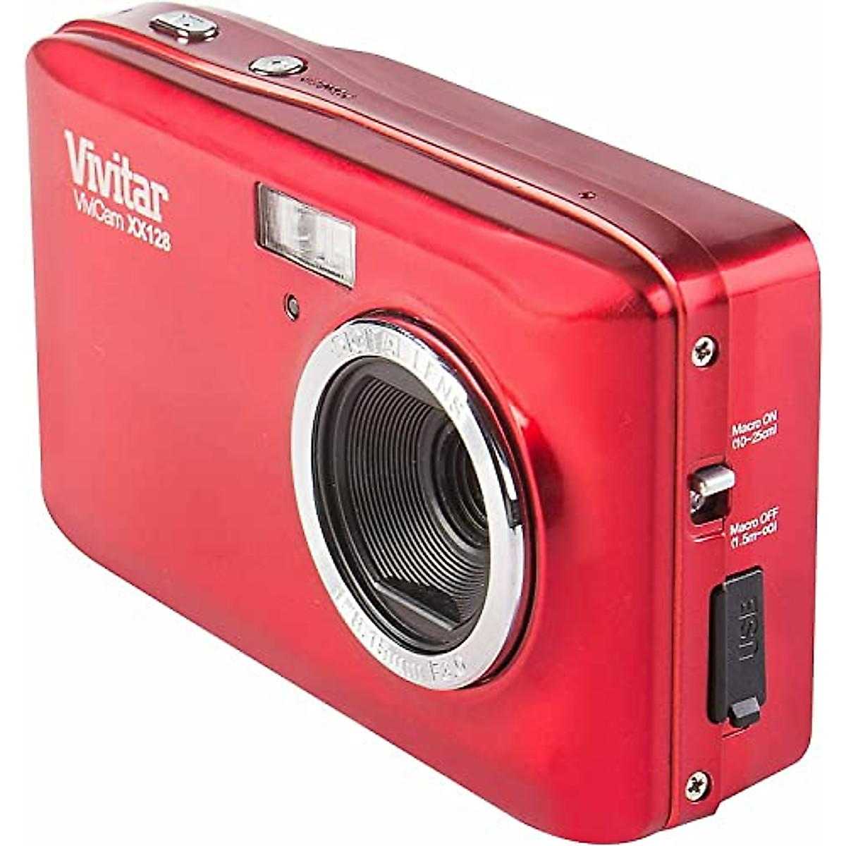 Vivitar ViviCam VXX128 20MP Digital Camera (Red)