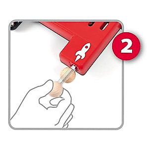 BRIO 34017 Pinball Game - Classic Vintage Arcade Style | Engaging Brain Game for Kids and Adults | Ideal Gift for Ages 6 and Up, Red