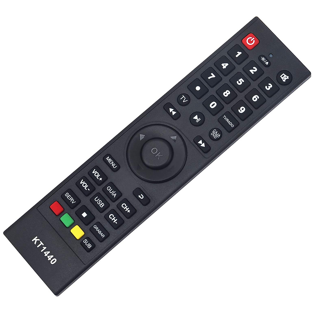 KT1440 Replacement Universal Remote Control fit for Haier CRT ATEC Panda Parker TV Wentai DVD