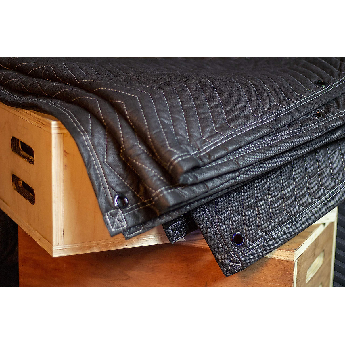 Filmcraft Studio Sound Blanket with Grommets 72 by 80 inch Heavy Duty Polyester (Single Blanket)