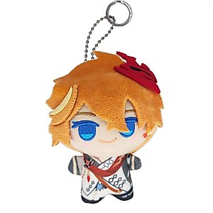 KOOLIYA Small Size Genshin Impact Figure Plush Doll - Tartaglia (4 inch), Keychain Anime Figure Soft Stuffed Gift for Game Fans