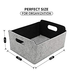 ENDLESS FUNCTIONS - Collapsible Storage Basket with Handles - Charcoal