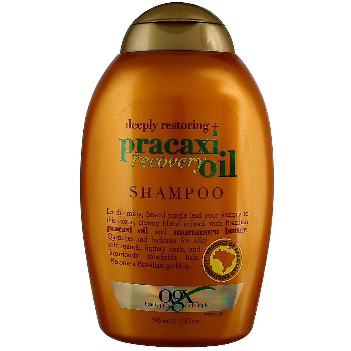 Ogx Shampoo Pracaxi Oil 13 Ounce (Restoring) (385ml) (Pack of 2)