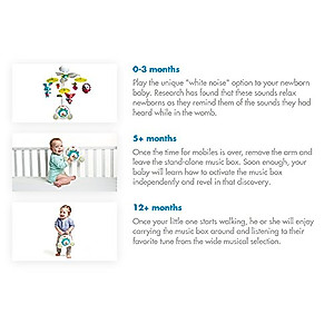 Tiny Love Meadow Days Soothe 'n Groove Baby Mobile, 1 Count (Pack of 1)
