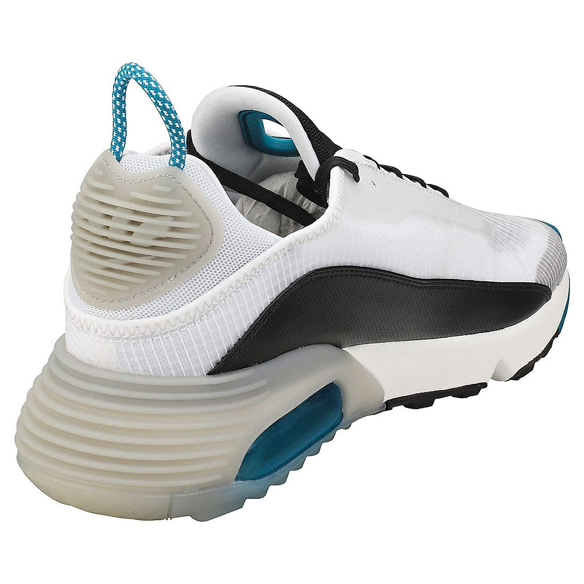 Nike Men's AIR MAX 2090 Running Shoe, White Green Abyss Black Pure Platinum Summit White Lt Smoke Grey, 14