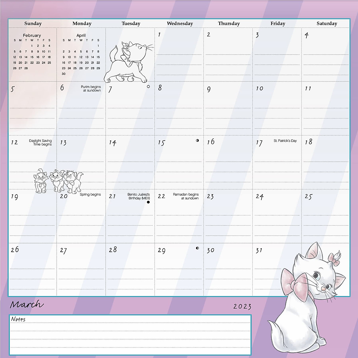 2023 Disney Classics Magnetic Family Calendar