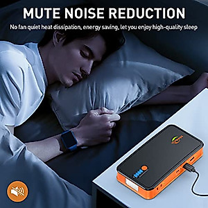 C YKPOWER Laptop Charger, 100W Portable Solar Power Station, 36000mAh Large Capacity/with AC Outlet/PD 45W Fast Charging, Used for Outdoor Camping, Supports Charging Electronic Devices Below 65W