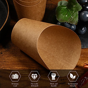 UPKOCH 100Pcs French Fries Cups Disposal Paper Charcuterie Holder Waffle Ice Cream Cups Cupcake Wrappers for Wedding Birthday Party Celebrations Festivals