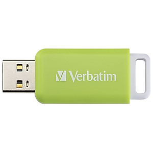 Verbatim V DataBar USB 2.0 Drive Green 32GB, W128869158 (32GB)