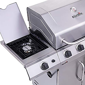 Char-Broil 463354021 Performance 4-Burner Cabinet Style Liquid Propane Gas Grill, Stainless Steel