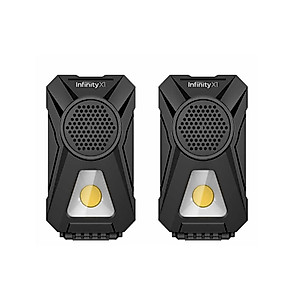 Infinity X1 Stereo, Wireless, Rechargeable 700 Lumens Worklight with Bluetooth Speakers 2-Pack
