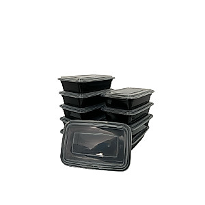 G-BOX Meal Prep Containers with Lids - 32 OZ | 10 Pack | [Meal Prep, Soup, Salad, Candy, Stackable, BPA-Free, Leak Resistant, Reusable, Dishwasher Safe, Microwave Safe, Freezer Safe]