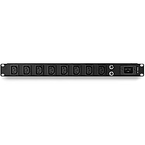 StarTech.com 1U 19 inch 8 Port Rack Mount PDU - IEC C13 Socket Rackmount Power Supply/Strip - Horizontal Server Rack Mountable PDU /Data Center Power Distribution Unit 16A 240V (PDU08C13H)