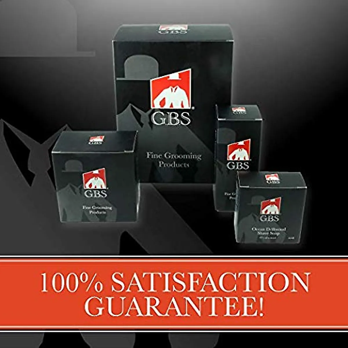 G.B.S 9 Pc Shaving Set - Non Slip DE Safety Razor Shaving Brush Stand 5 oz Sandalwood Aftershave, Mug with G.B.S Natural Soap +15 Blades Adjustable Convenient
