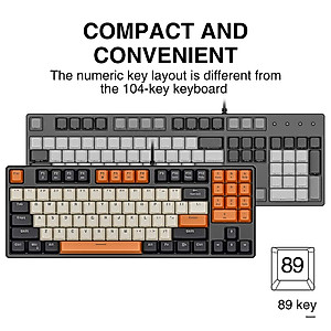 Havit Gaming Mechanical Keyboard Red Switch With PBT ABS Keycaps