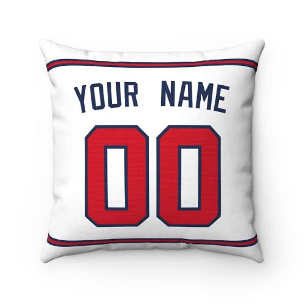 INAOO Throw Pillow Custom Any Name Number Personalized Gifts for Atlanta