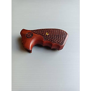 BMPL Hardwood New Taurus Model 85 856 M 85 M85 M856 .38 Special 2" 2 inch Grips Hard Wood Smooth Finger Groove Handmade Handcraft