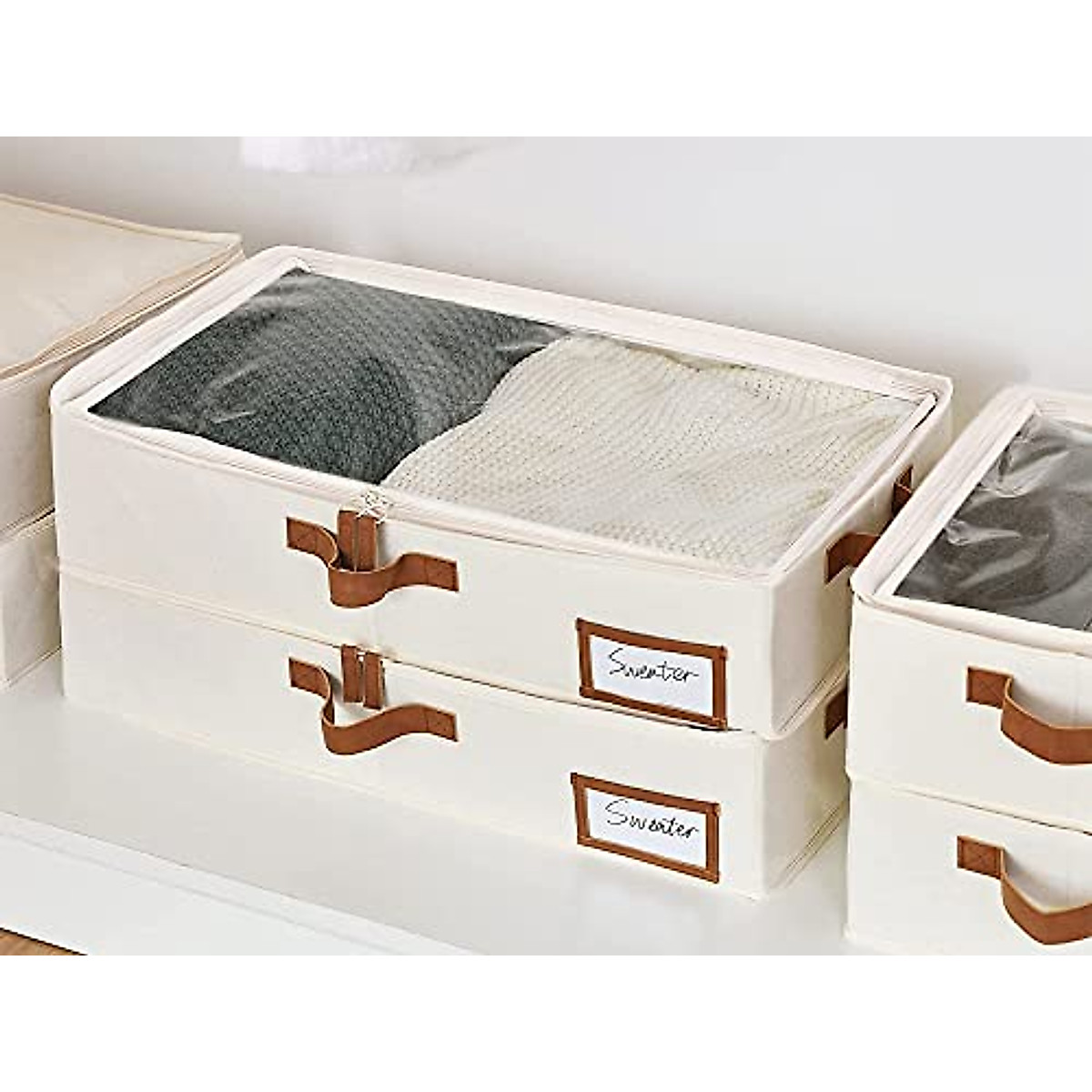 StorageWorks Underbed Storage Box and 32L Storage Bins with Lids