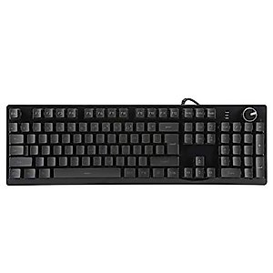 Archuu Mechanical Gaming Keyboard, RGB LED Rainbow Backlight Mechanical Keyboard Wired Gaming Keyboard E-Sport Gaming Home Office Notebook Computer Universal K620D(Black)