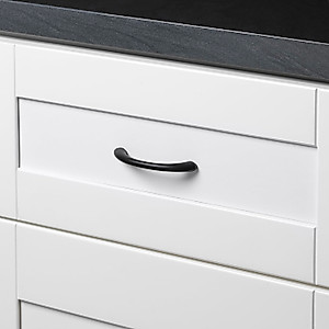 GlideRite Hardware 2-3/4" (2.75in) CC Matte Black, 10 Pack Cabinet Loop Pull