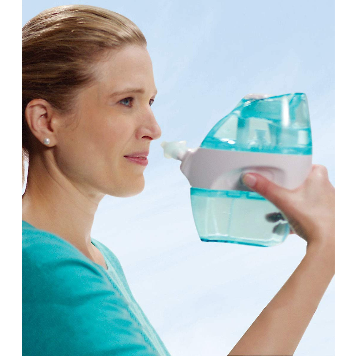 Navage Multi-User Bundle - Navage Nasal Irrigation System - Saline Nasal Rinse Kit with 1 Navage Nose Cleaner, 20 Salt Pods, and Extra Nasal Dock and Pair of Nose Pillows