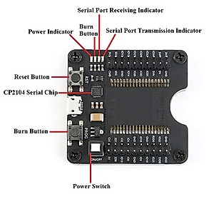 Rakstore Test Burn Board Small Batch Burn Fixture for ESP32-WROVER Development Board ESP32WROVER Test Board Downloader Module
