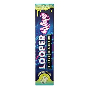 LOOPER Tropical Punch Flavor Whipped Cream Dispenser Cartridge Tank, Nitrous Oxide 1L 615 Gram Whip Cream Charger, Whipped Cream Cartridge, N2O Charger Tank, 1 Cylinder (1 Pack)
