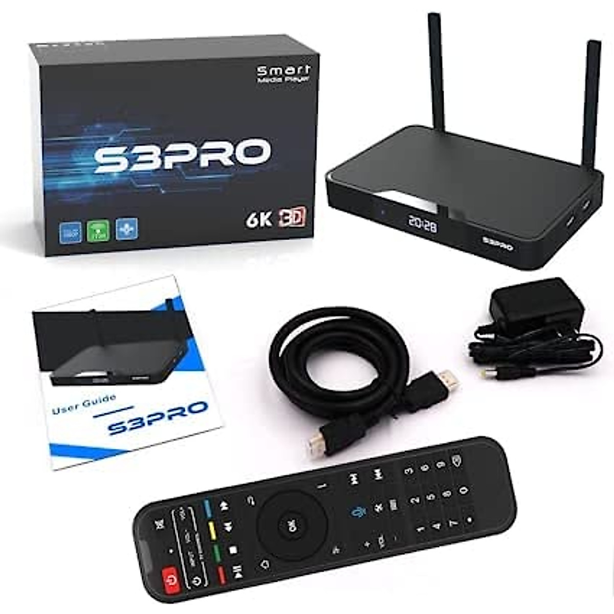 Superbox Authorized Seller 2023 Newest Version Superbox S3 PRO 2G RAM + 32G ROM Super Box s3 pro 2022 Elite Fully Loaded Voice Remote HD Cable