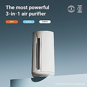 BLUEAIR ComfortPure Most Powerful 3-in-1 Air Purifier: Cooling, Heating, Purifying –HEPASilent Cleaner for Home, Pets, Allergies, Dust, Smoke, Odor – Covers 840 sqft in 60 Minutes – All season comfort