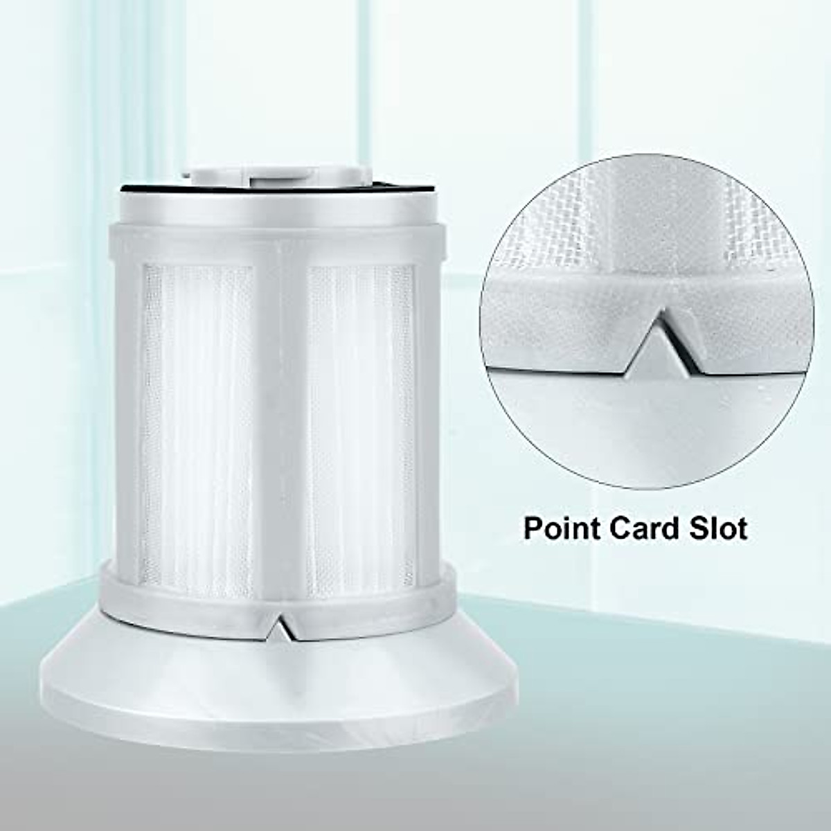 Sgizoku Replacement Filter for Bissell 2156A、1665、16652、1665W Zing Canister Vacuum Cleaner, Compare to Part 1613056 (2 Pack and 1 brush)